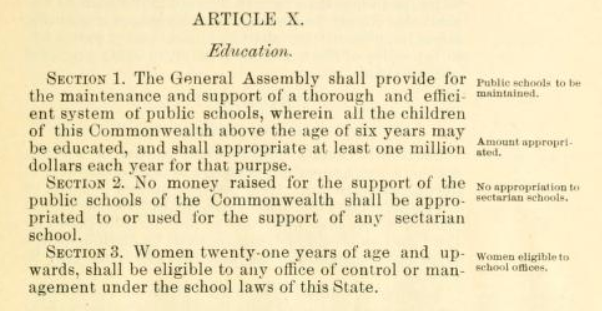 In Court, A Clash Of Views On What Education System PA’s Constitution ...